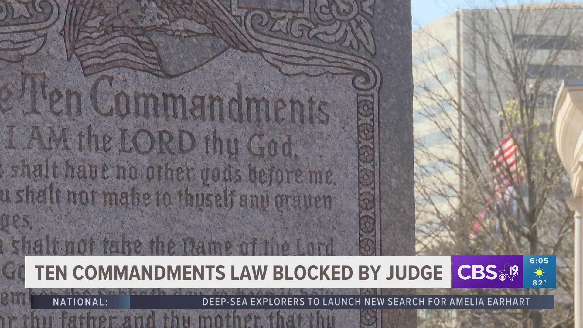 Texas Ten Commandments law halted in court ruling