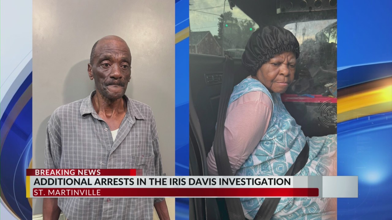 Arrests made in Iris Davis’s death case in St. Martinville