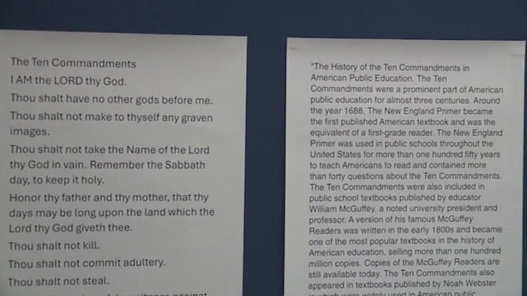 Federal judge blocks Texas Ten Commandments law, Temple ISD pauses installation