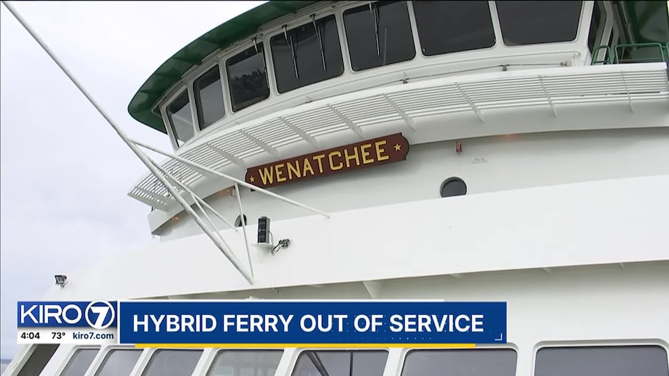 VIDEO: Hybrid WSDOT ferry out of service