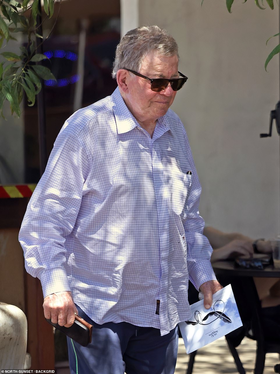 Star Trek icon William Shatner seen in rare outing
