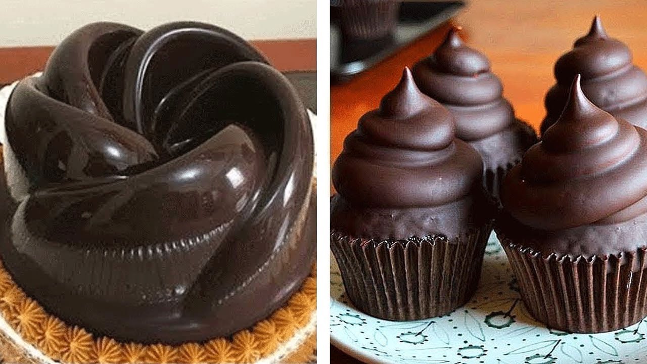 Chocolate Cake & Choco Dipped Cupcakes | Satisfying Cake Compilation