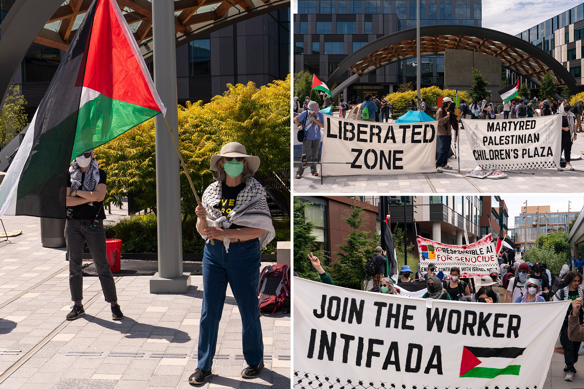 Microsoft workers rename HQ ‘Martyred Palestinian Children’s Plaza ...