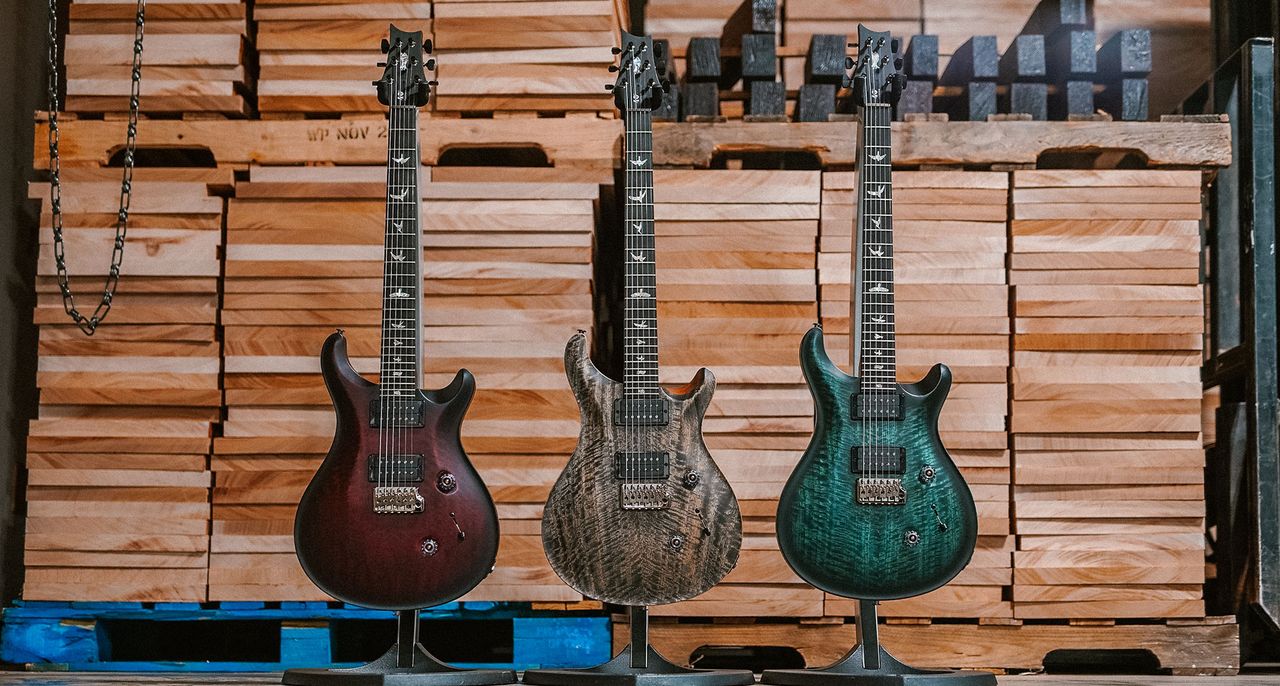 PRS swaps maple for mango to give its “flagship” Custom 24 a 40th anniversary satin nitro makeover