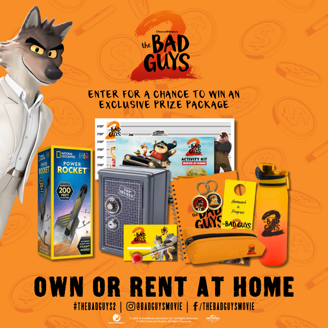 THE BAD GUYS 2 Now Available at Home PLUS a Special Reader Giveaway!