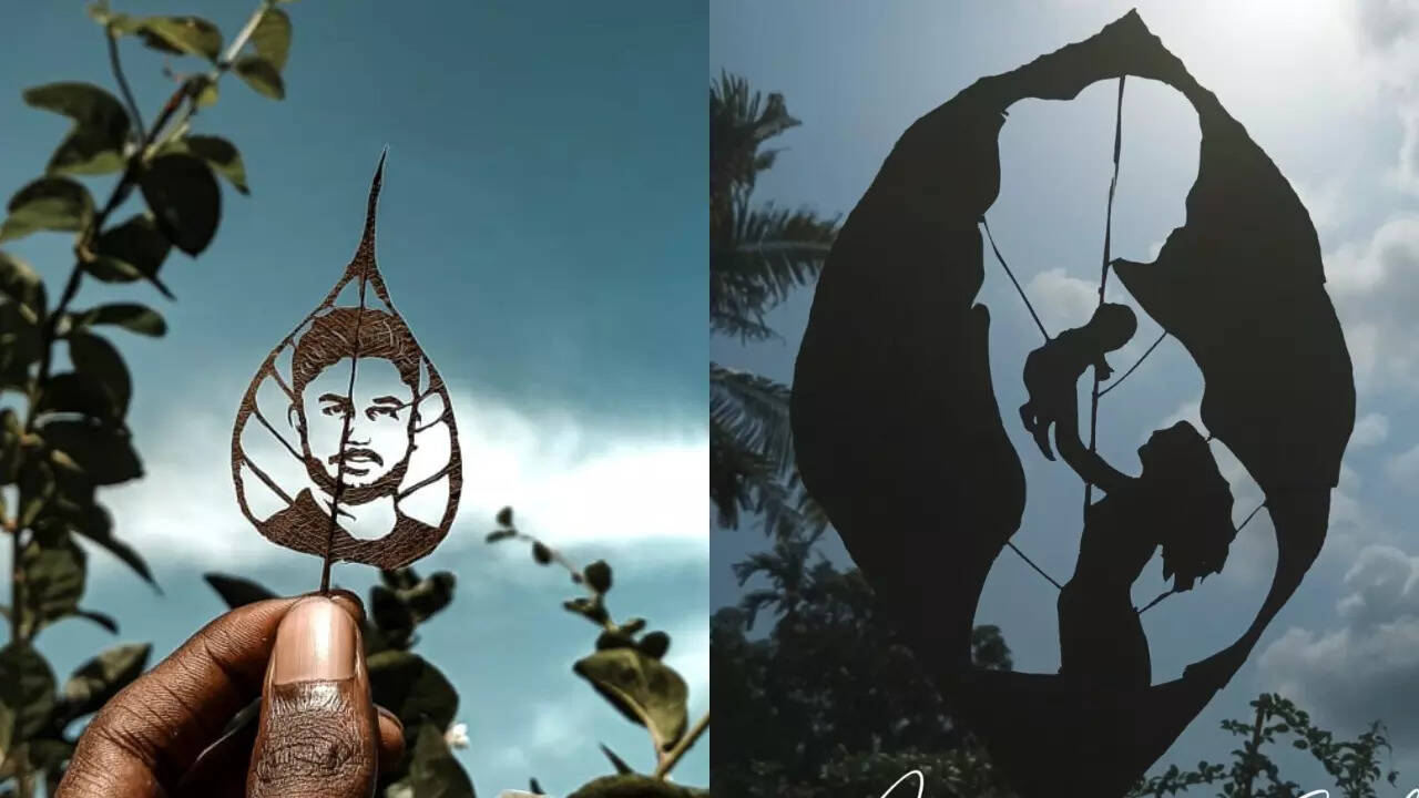 How a young Kochi artist is redefining art: one leaf at a time