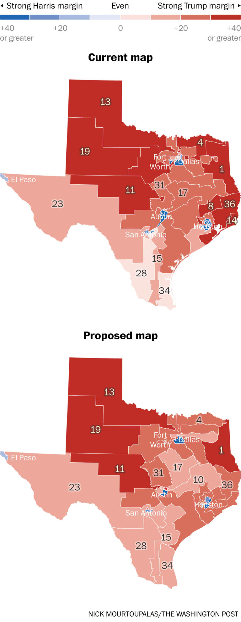 Texas state House passes new election map favored by Trump