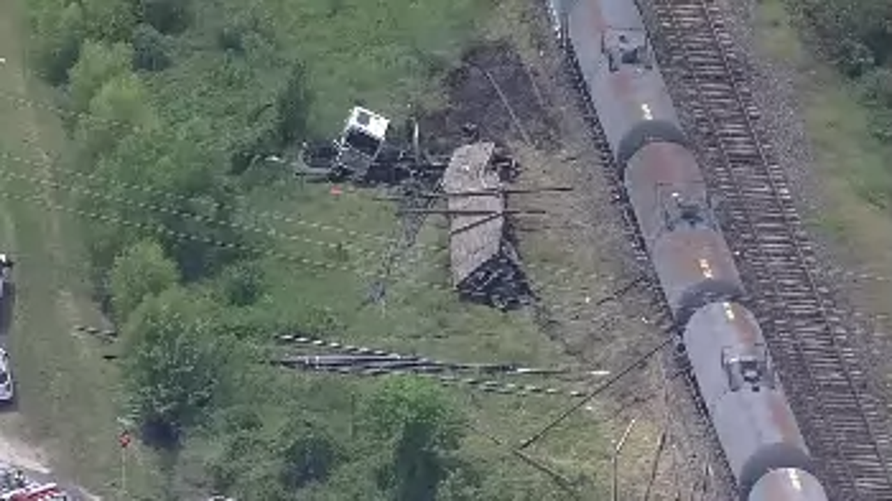 Crosby crash involving train, 18-wheeler; traffic diverted toward ...