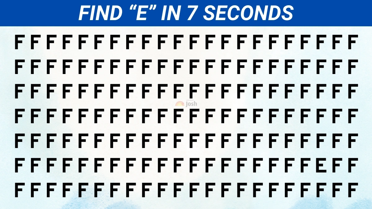 Only those with Sniper Eyes CAN spot E in this Optical Illusion Test in ...