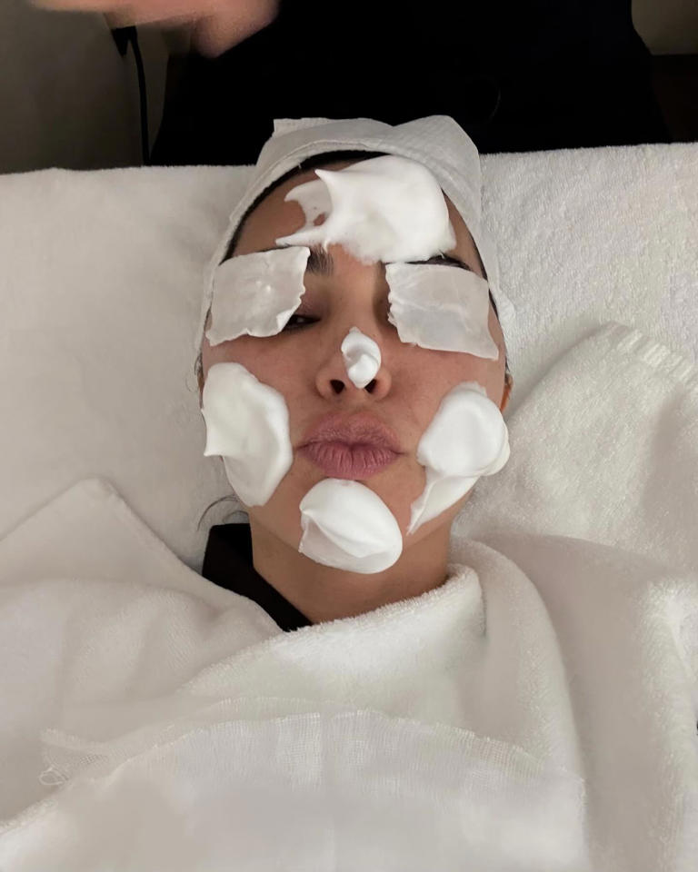 Injections, masks and face tape: Kim Kardashian tries out wild beauty ...