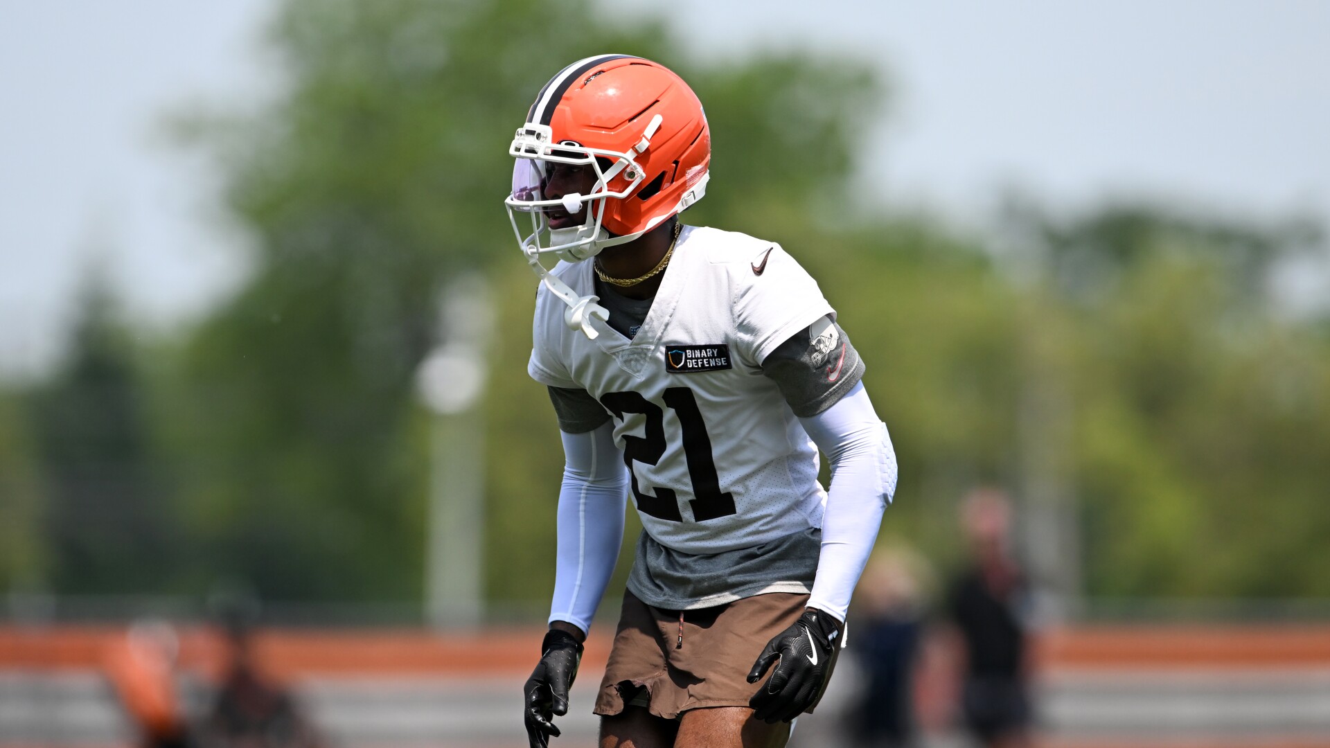 Denzel Ward is day-to-day with a shoulder injury