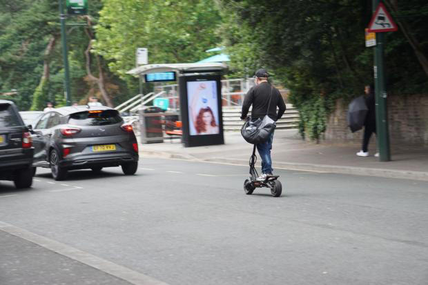E-scooter rider makes off from police who stopped him
