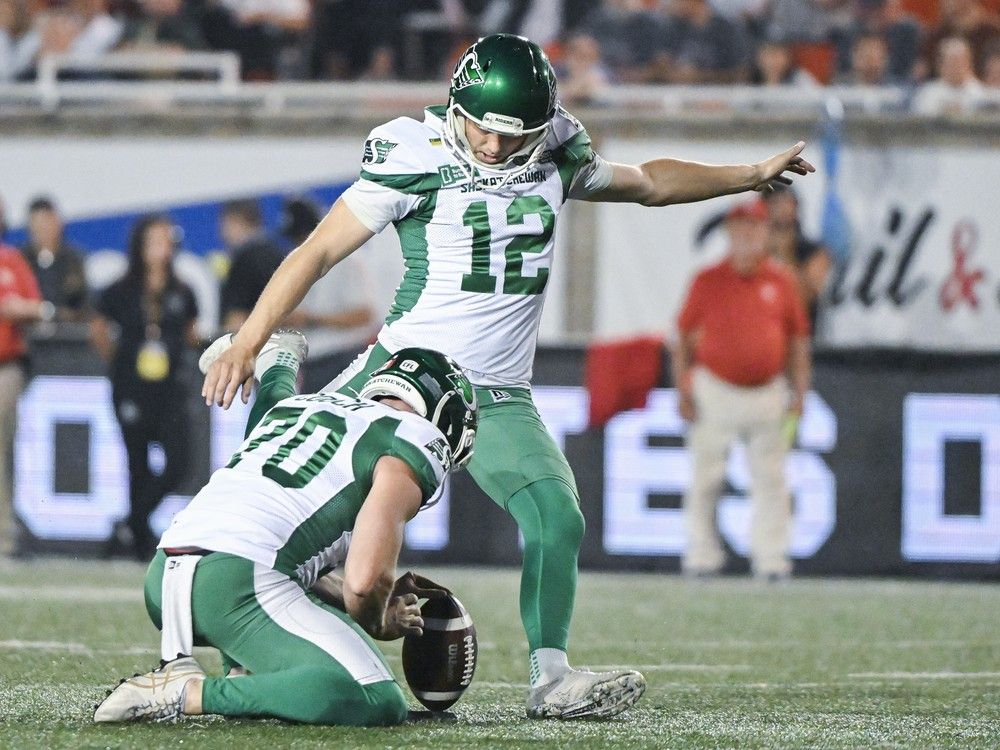 Roughriders' kicker Brett Lauther not fazed by extra competition