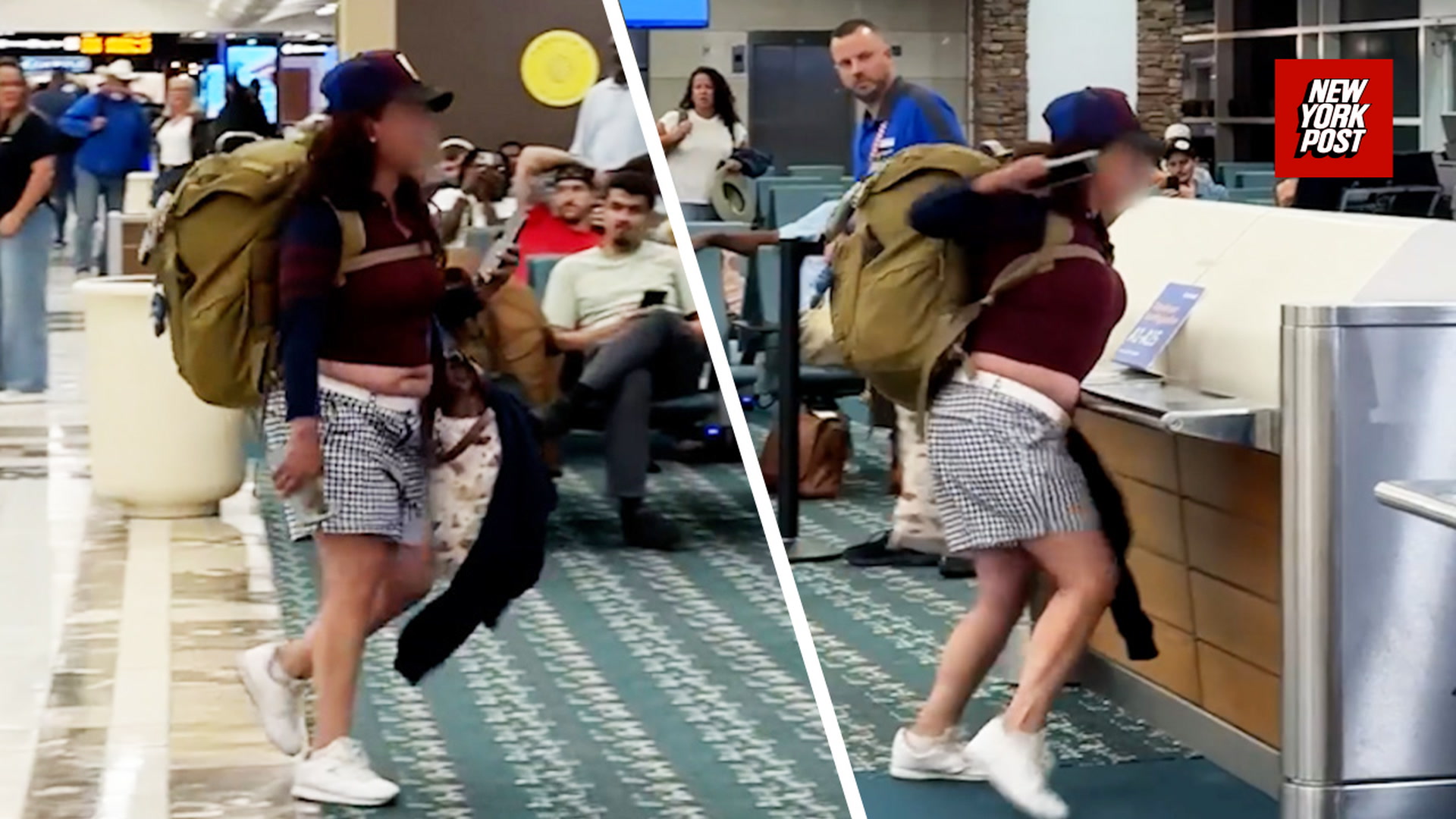 Wild video shows passenger's violent outburst at Orlando airport after ...
