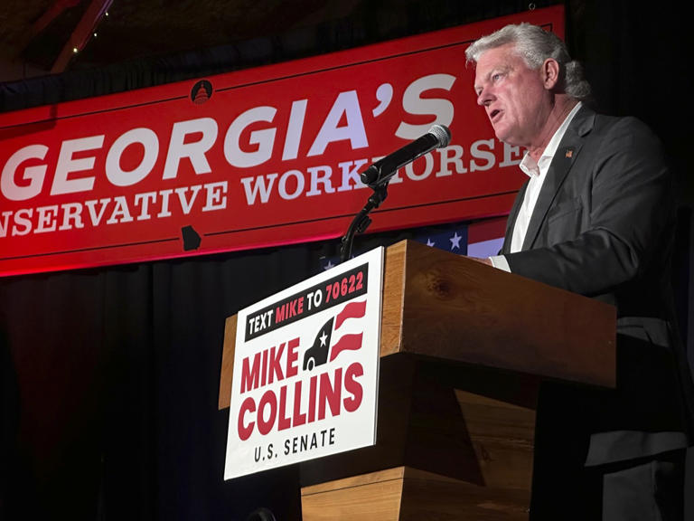 Mike Collins argues he can unite Georgia GOP in challenge to Democratic ...