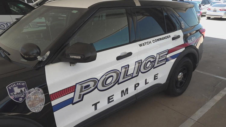 One person taken to hospital after vehicle drives into building in Temple