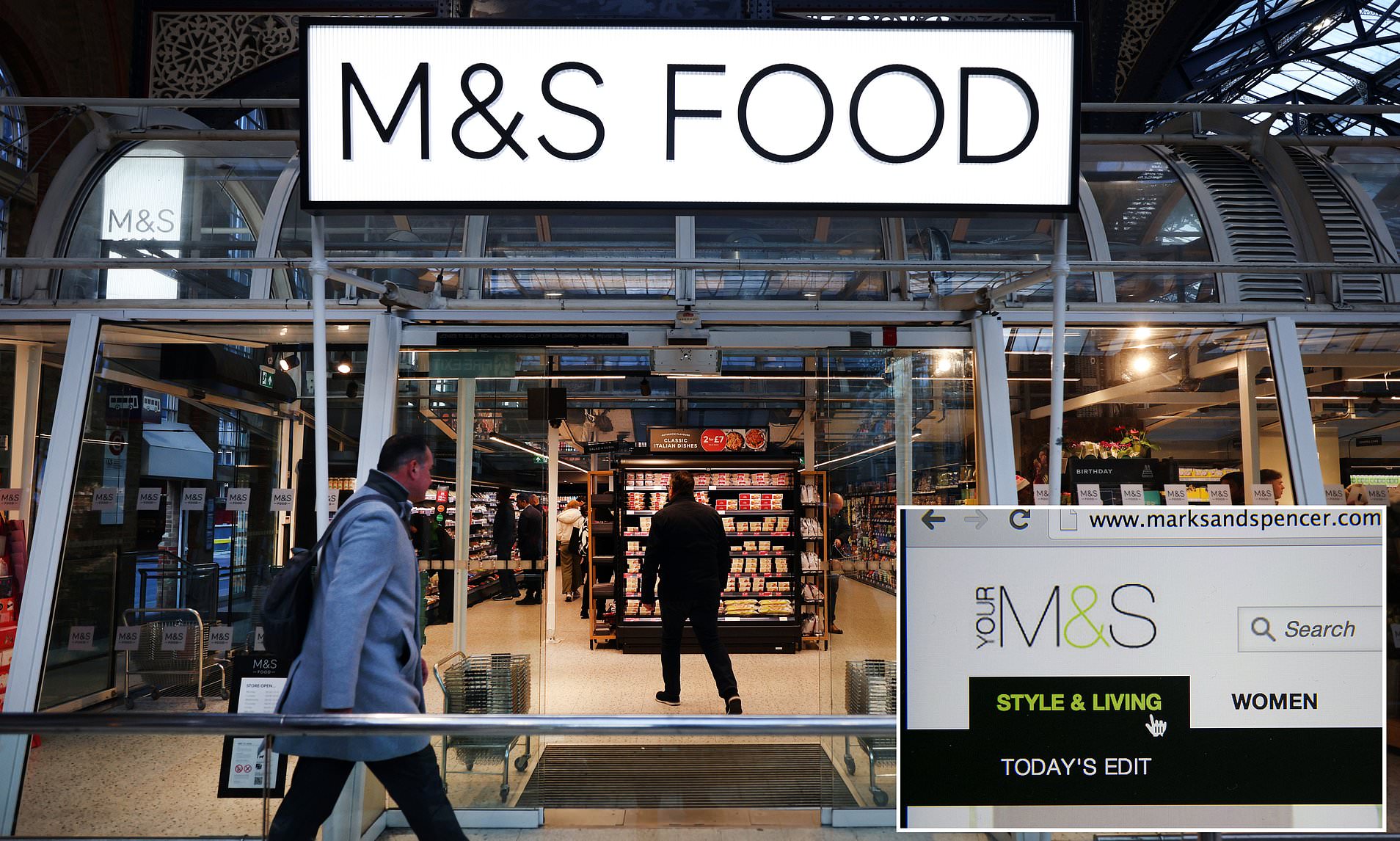 Marks & Spencer food sales bounce back as High Street chain recovers ...