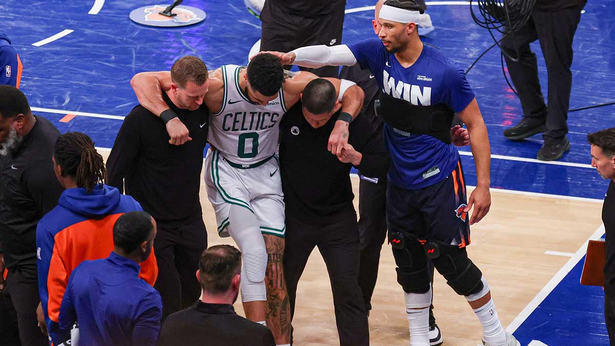 Celtics’ Jayson Tatum gives encouraging update on ‘tedious’ Achilles ...