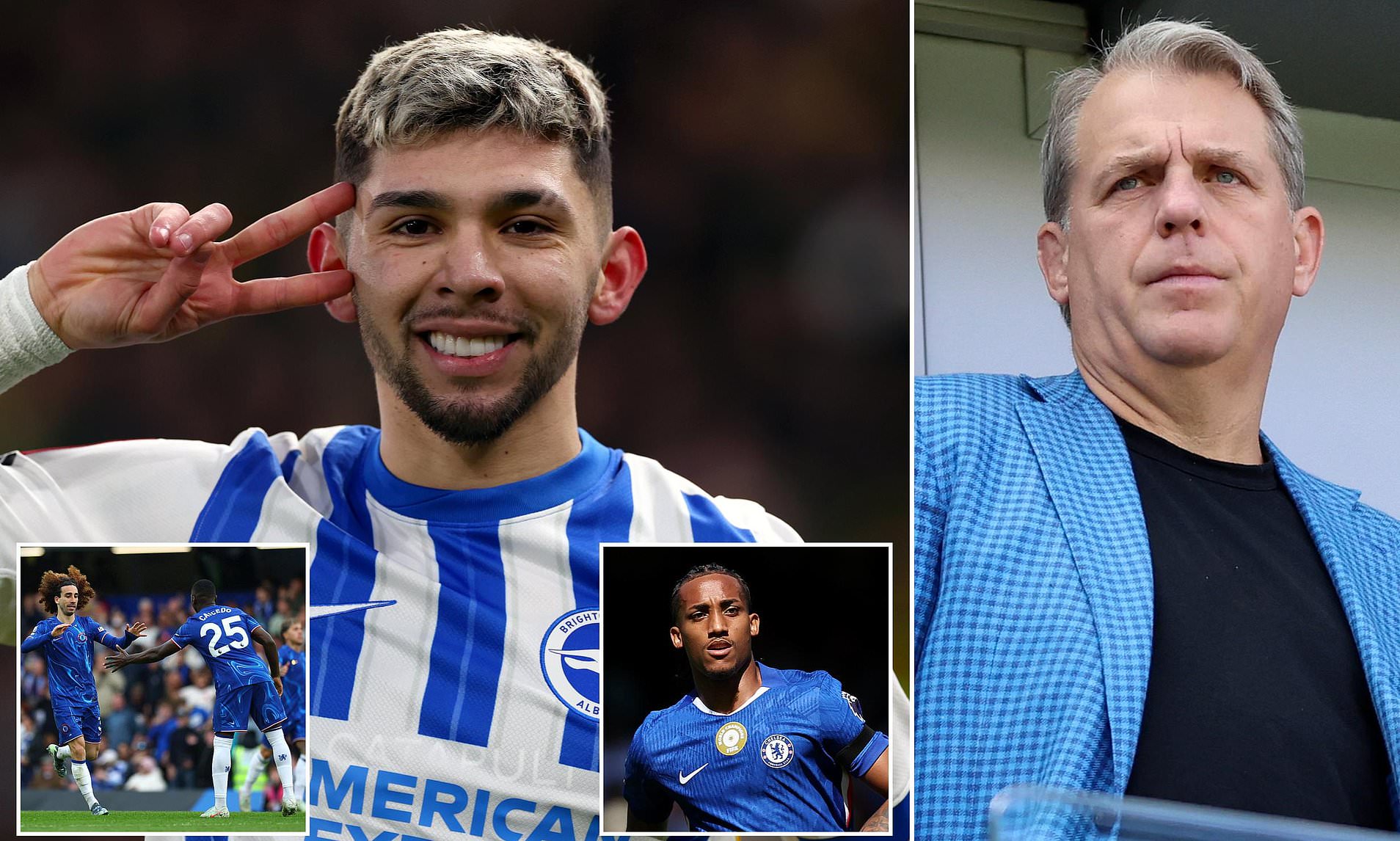 Chelsea owners BlueCo reach agreement to sign Brighton's Julio Enciso