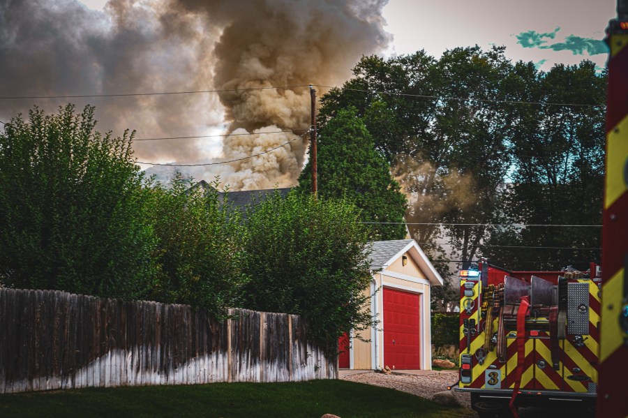 House fire displaces four people and eight pets