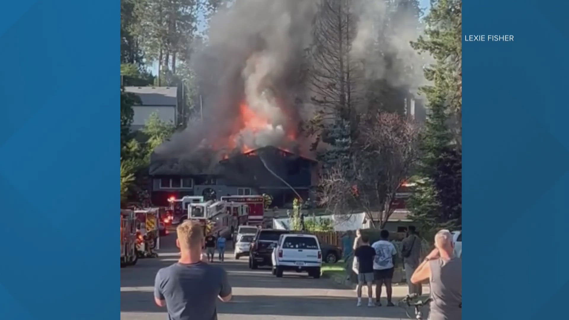 Two Homes Damaged Firefighter Injured In Spokane Valley Fire