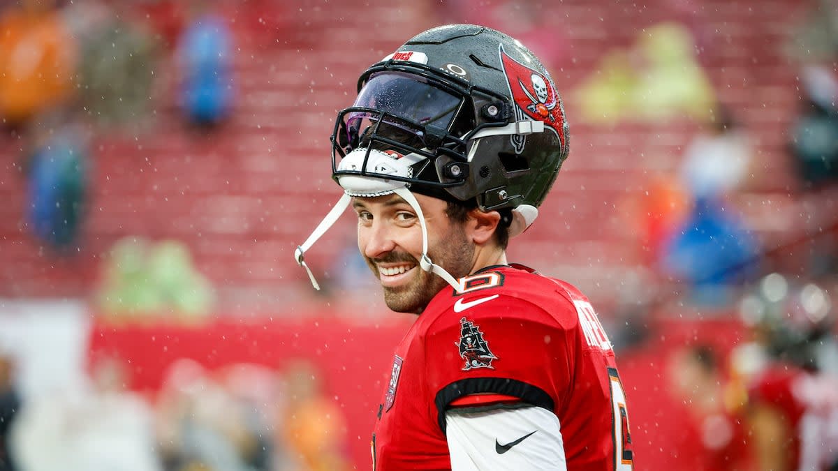 Baker Mayfield signs up as pitchman for Popeyes, Uber Eats