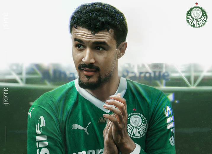 Palmeiras oficializa contratação do lateral Jefté