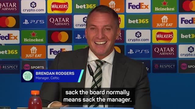 'When fans sing sack the board, normally the manager goes' - Rodgers ...