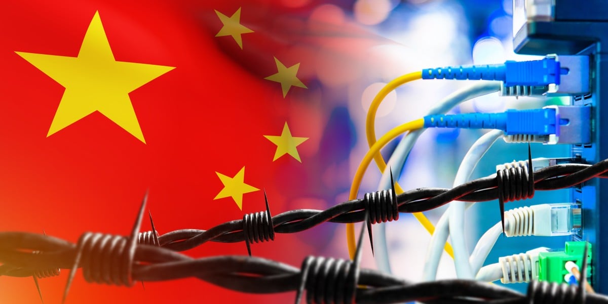 China cut itself off from the global internet for an hour on Wednesday
