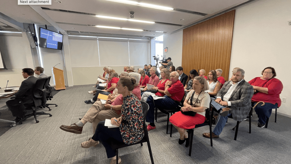 Iowa landowners pack room for IUC's first monthly public meeting in ...