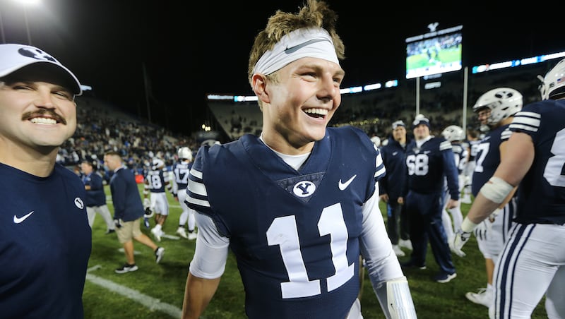 Bear Bachmeier is the latest true freshman to start at QB for BYU. Here ...