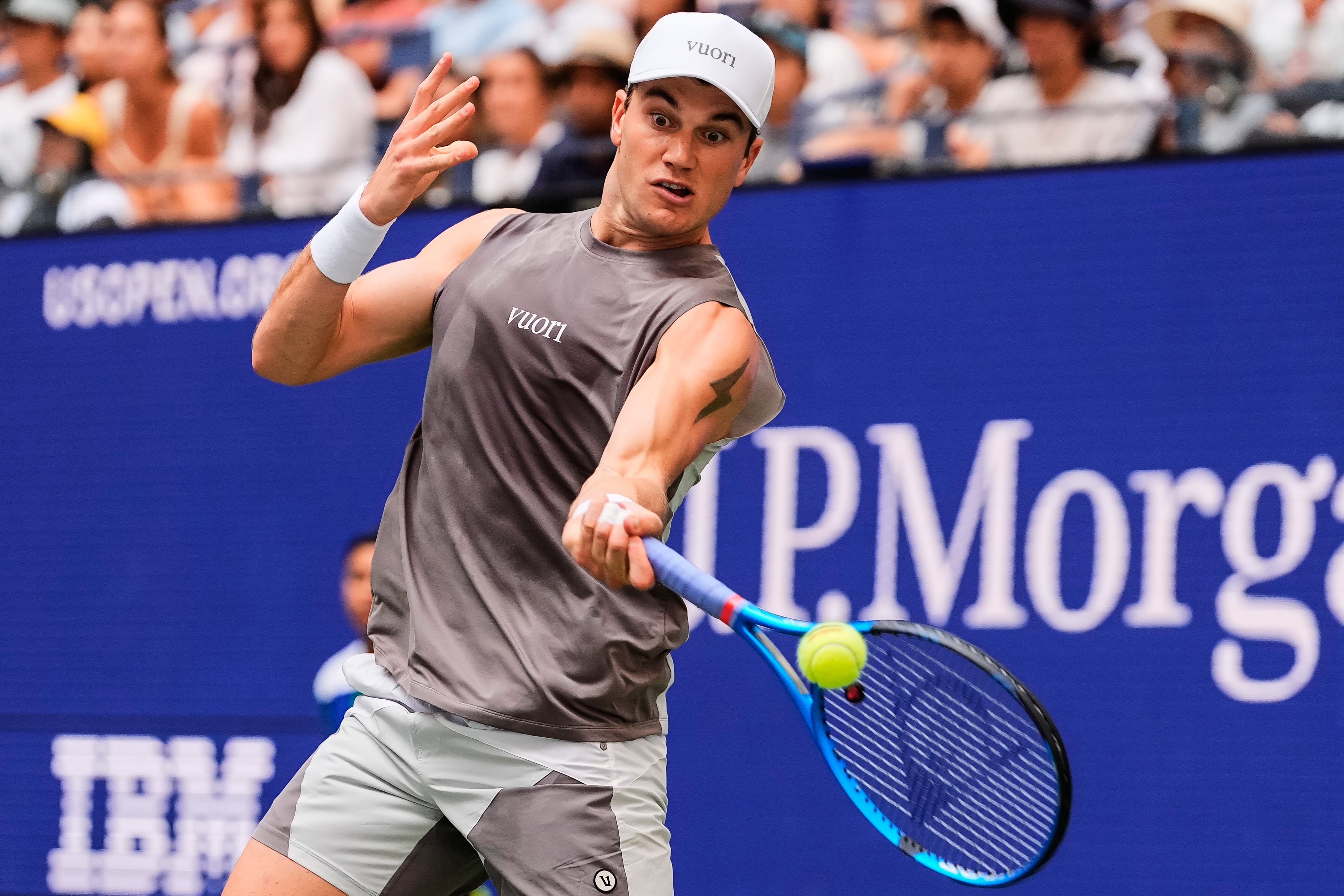 Jack Draper’s mixed doubles US Open run over with semi-final defeat
