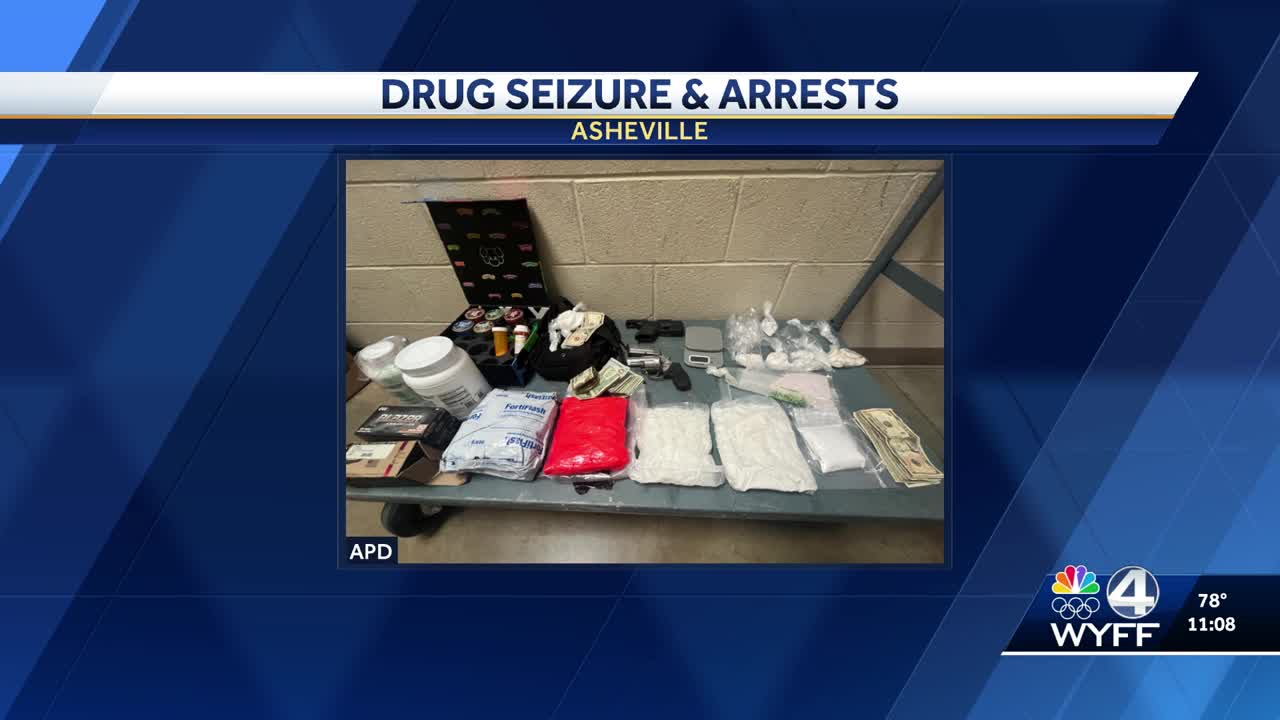 Drug Seizure And Arrests In Asheville