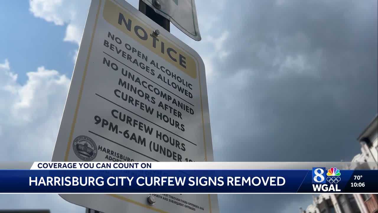 Harrisburg curfew remains in effect despite sign removal