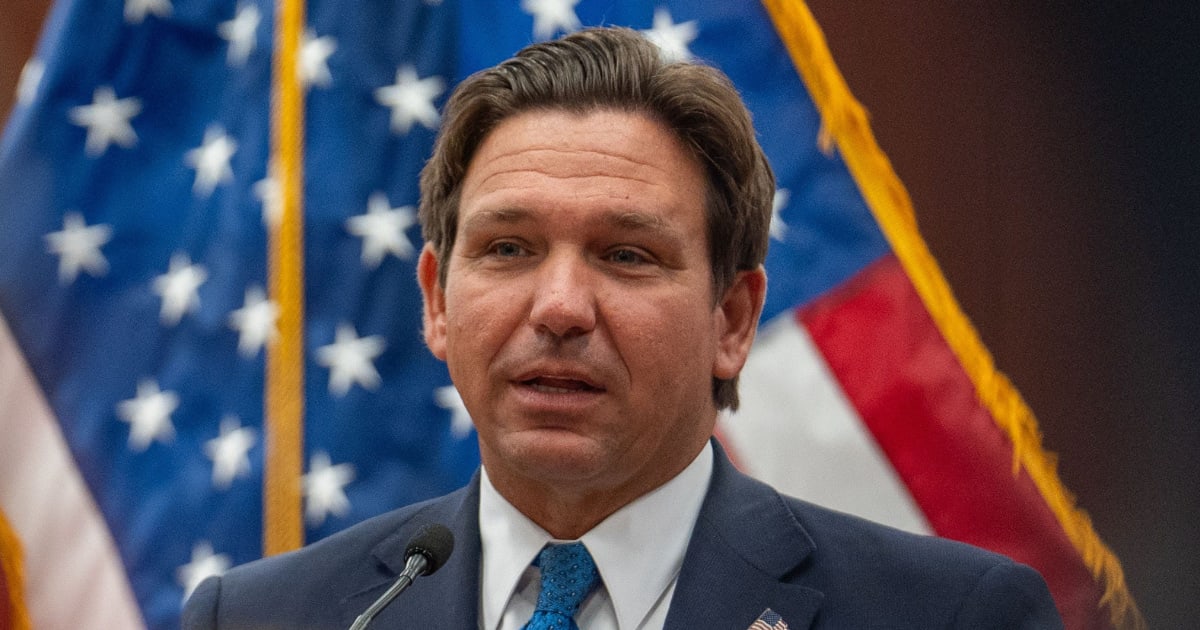 Florida governor Ron DeSantis makes awkward joke about deporting ...