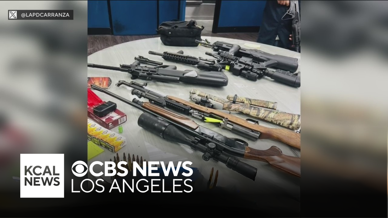 LAPD seizes small cache of guns from downtown apartment