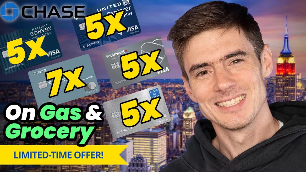 chase credit card bonus offer: earn up to 7x points!