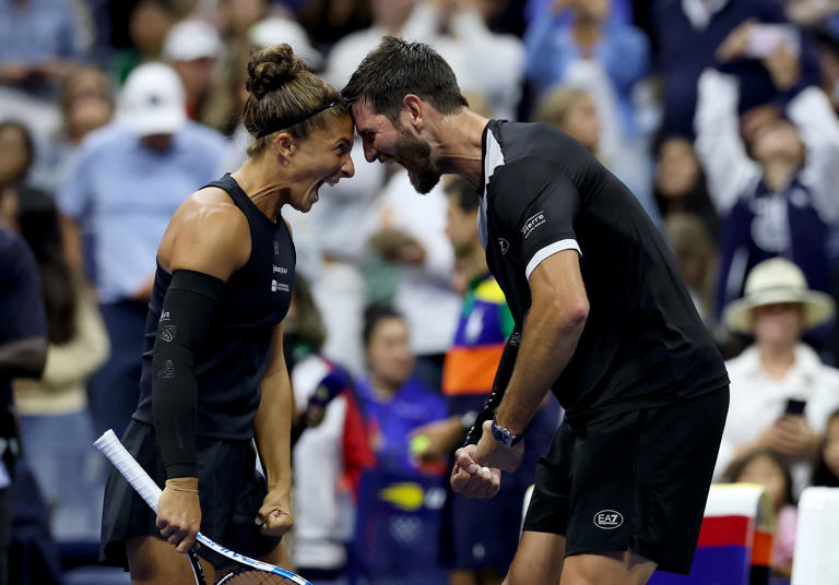 US Open mixed doubles highlights: Sara Errani and Andrea Vavassori win ...