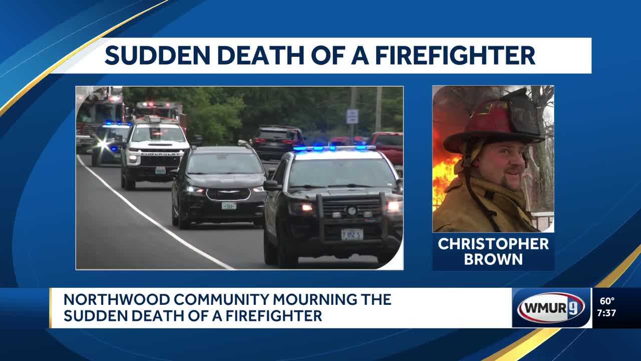 Northwood community mourns the sudden death of a firefighter