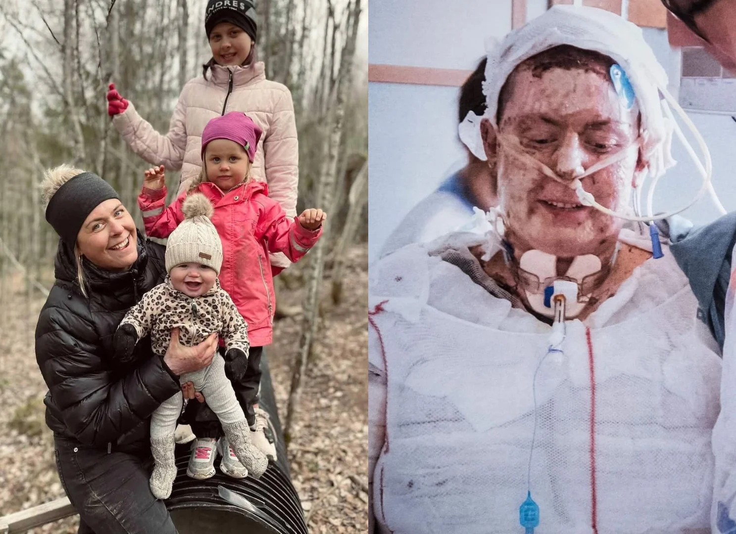 Madre arriesga su vida para salvar a sus seis hijos de un incendio
