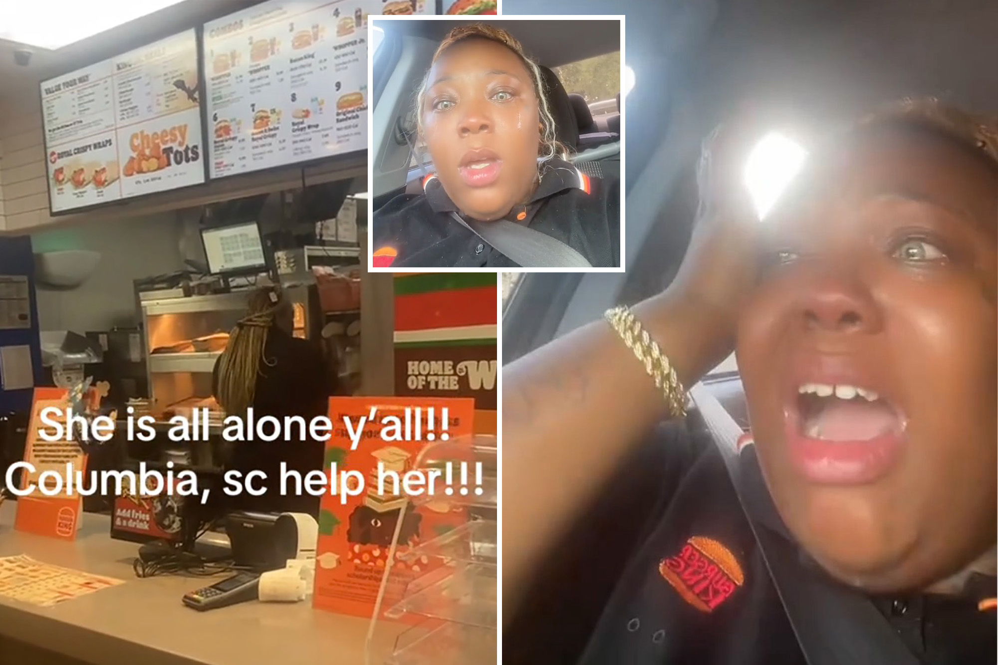 Nykia Hamilton, mom of 3 Burger King worker who was forced to run store ...
