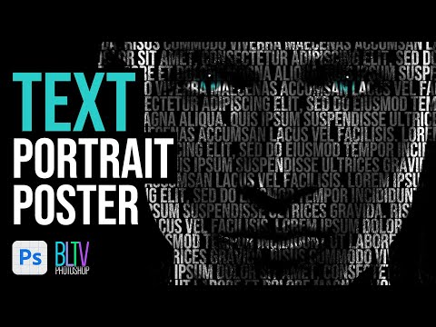 Create Powerful TEXT Portrait Posters in Photoshop!