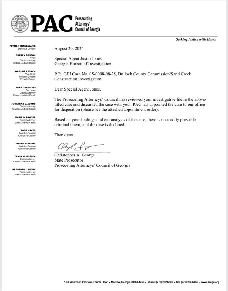 New details confirmed in GBI investigation into Bulloch County Public Works