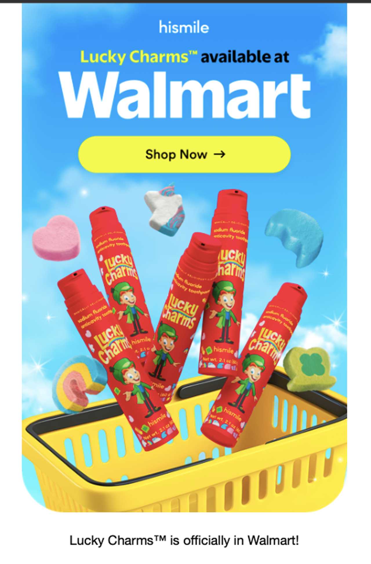 Hismile’s Lucky Charms Toothpaste Lands at Walmart—And Fans Can’t Get ...