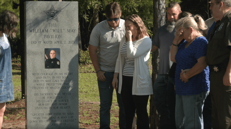 Memorial unveiled: Remembering the goofy and honorable Deputy William May