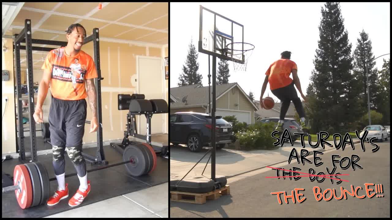 SATURDAY'S are For the BOUNCE: 150 KG Power Clean + IMPOSSIBLE dunk