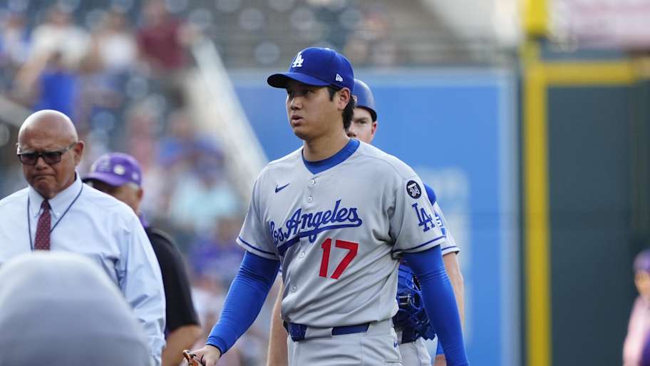 Shohei Ohtani Hit in Leg By Line Drive in Scary Moment for Dodgers