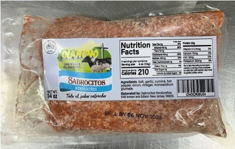 32,000 pounds of meat products from NJ company recalled over false ...