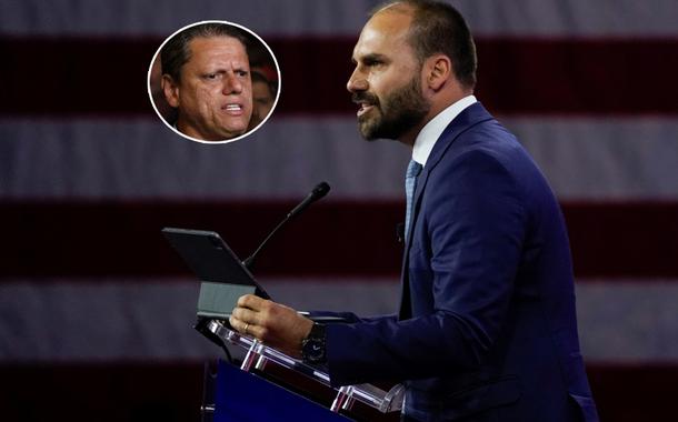 Condenação de Eduardo Bolsonaro atinge chapa de Tarcísio