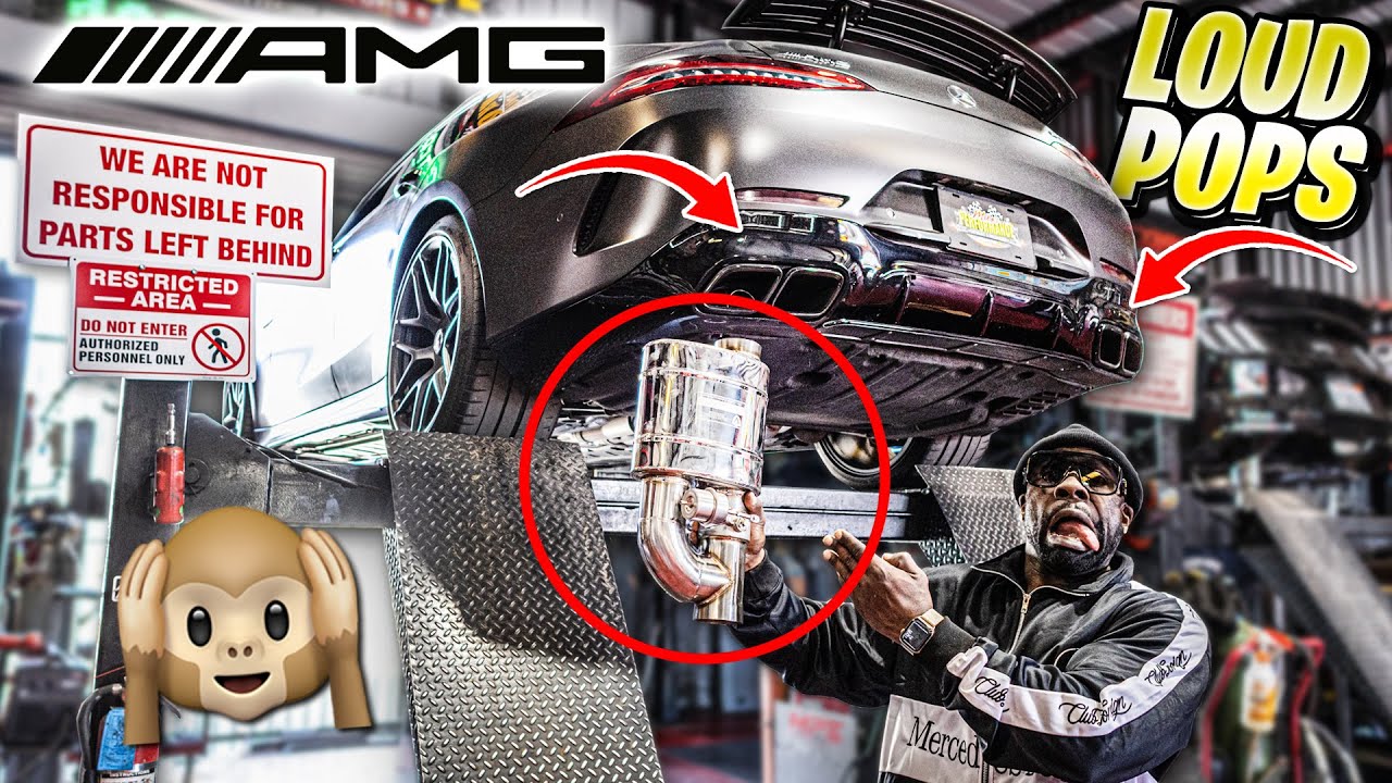 Upgrading the AMG Sound - Kali Muscle Installs Valvetronic Mufflers